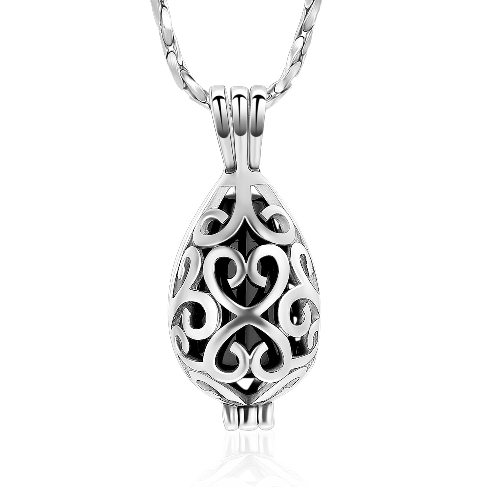 Urn Necklace for Ashes Keepsake Cremation Memorial Jewelry Women ...