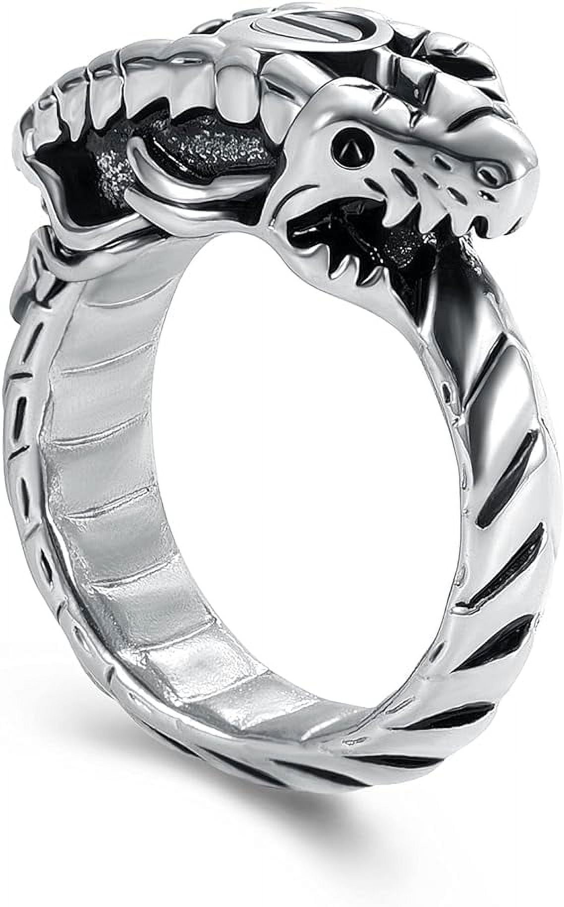 Urn Rings for Ashes for Women - Ouroboros Cremation Jewelry Ring for ...
