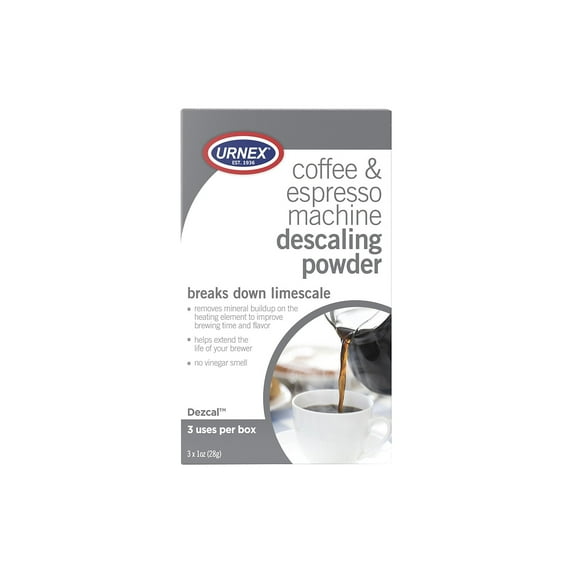 Urnex URNUBI70255 1 oz Coffee Descaler Cleaner - 3 per Box - Walmart.com