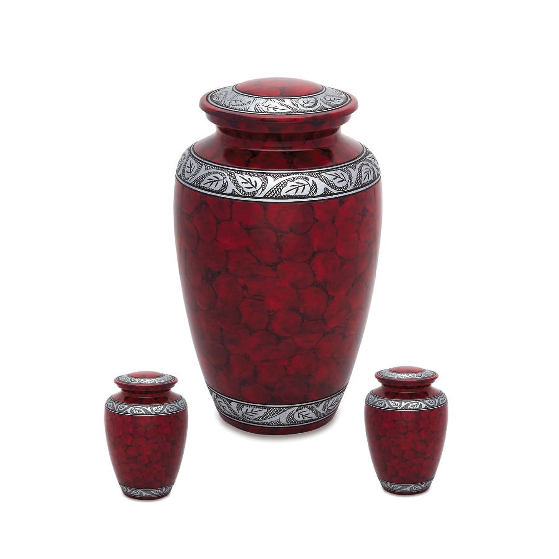 Urnsdirect2u Cloudy Red Adult Urn with 2 Tokens - Walmart.com