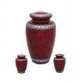 Urnsdirect2u Cloudy Red Adult Urn with 2 Tokens - Walmart.com
