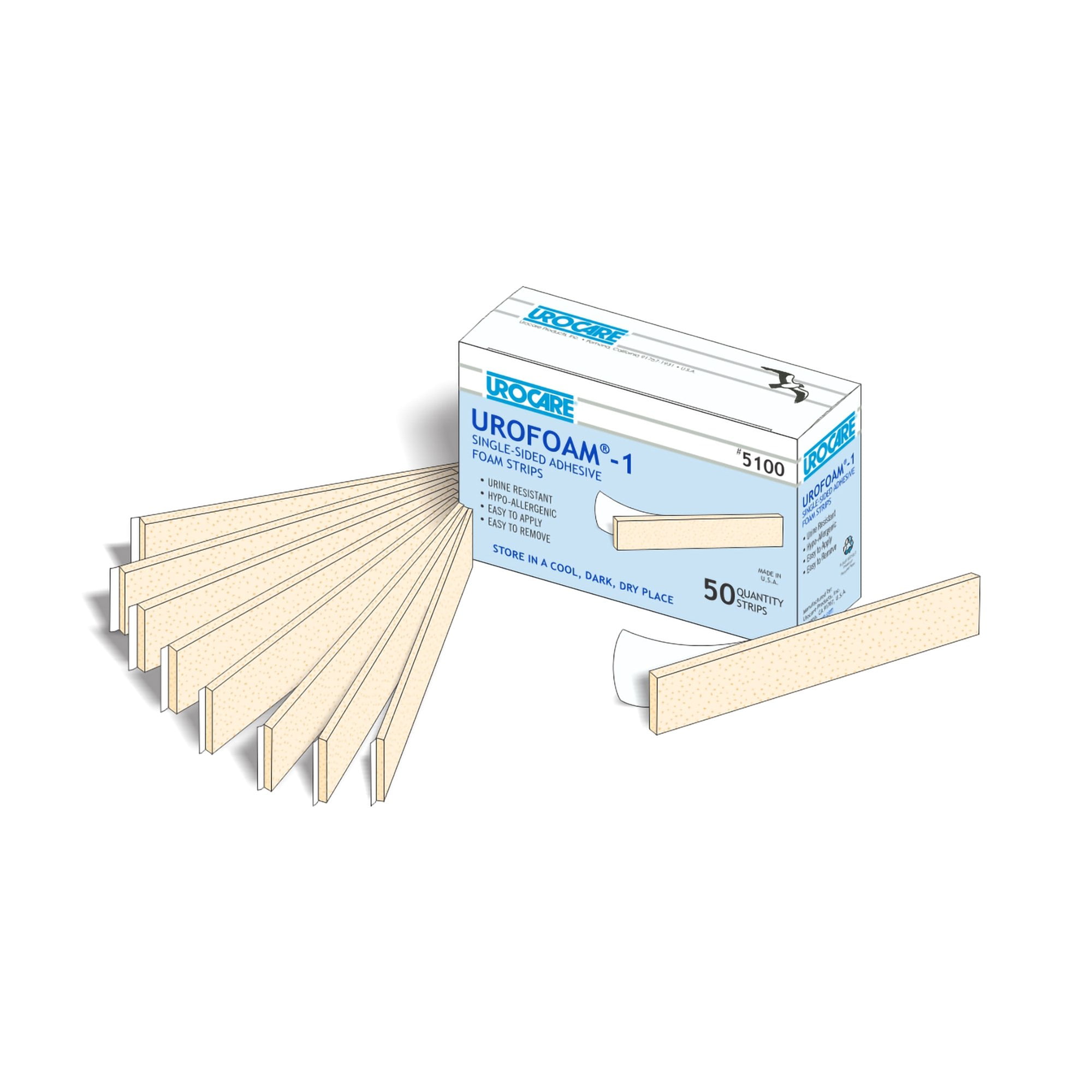 Urofoam Adhesive Foam Strips, Urocare Products 5100, 1 Count - Walmart.com