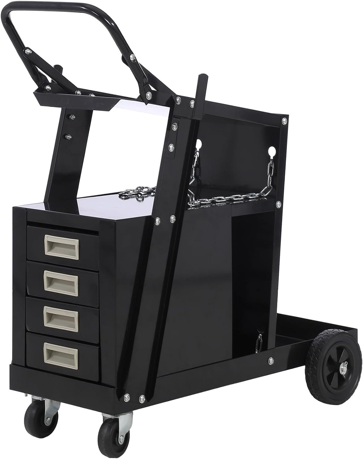Urparcel Welding Cart, Rolling Welding Cart with 220 Lbs Load Capacity ...
