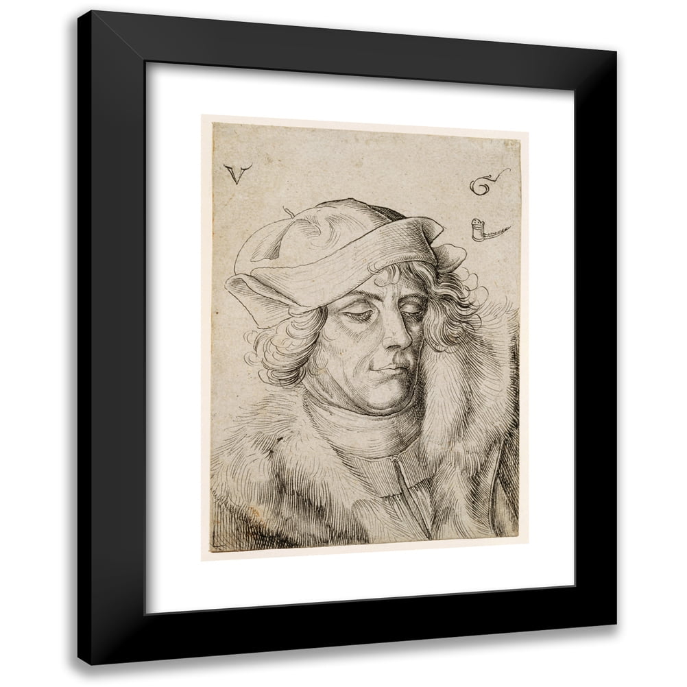 Urs Graf 11x14 Black Modern Framed Museum Art Print Titled - Portrait ...