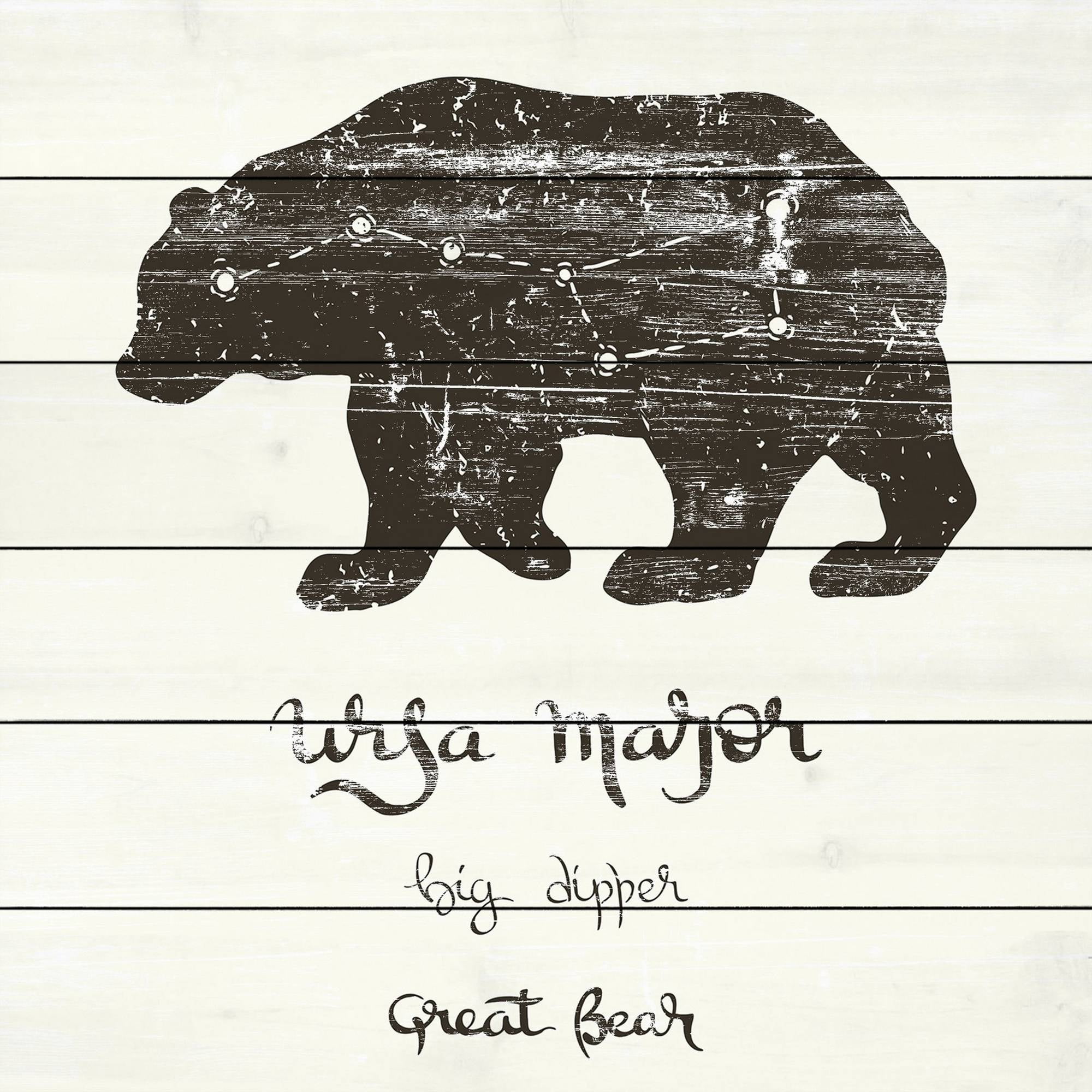Ursa Major Painting Print on White Wood - Walmart.com