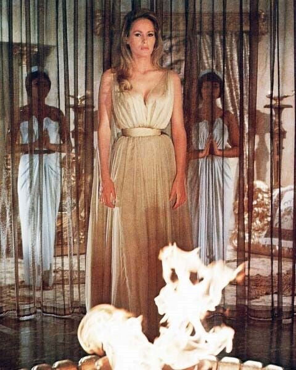 Ursula Andress looks at flame of eternal life 1965 She Hammer movie ...
