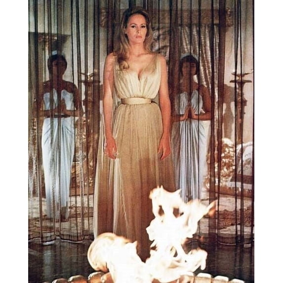Ursula Andress looks at flame of eternal life 1965 She Hammer movie ...
