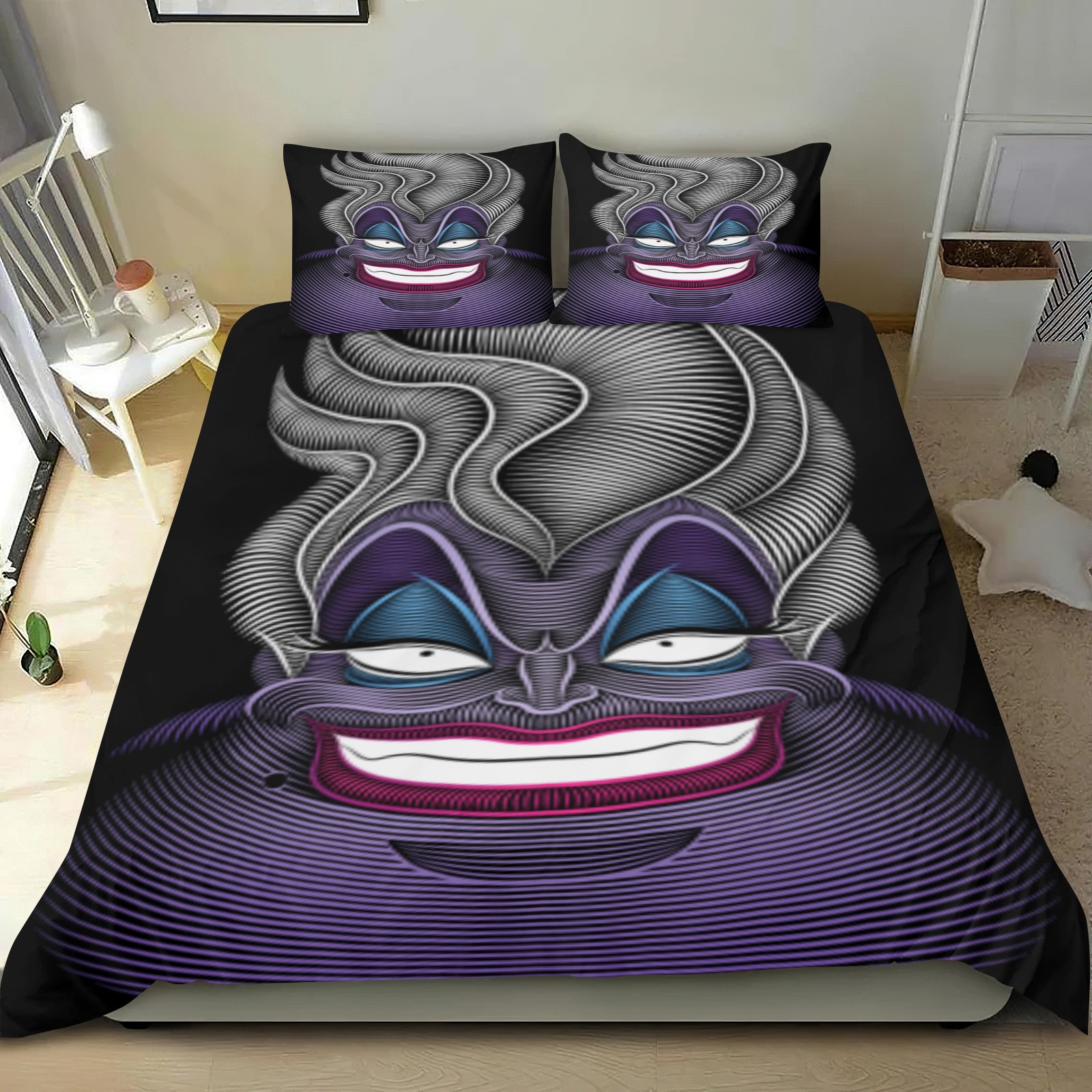 Ursula Down Duvet Cover Gift Full Size Cotton Bedding Set Lightweight ...
