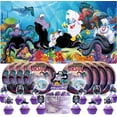 Ursula Party Supplies Birthday Decorations Plates Banner Kids Cake ...