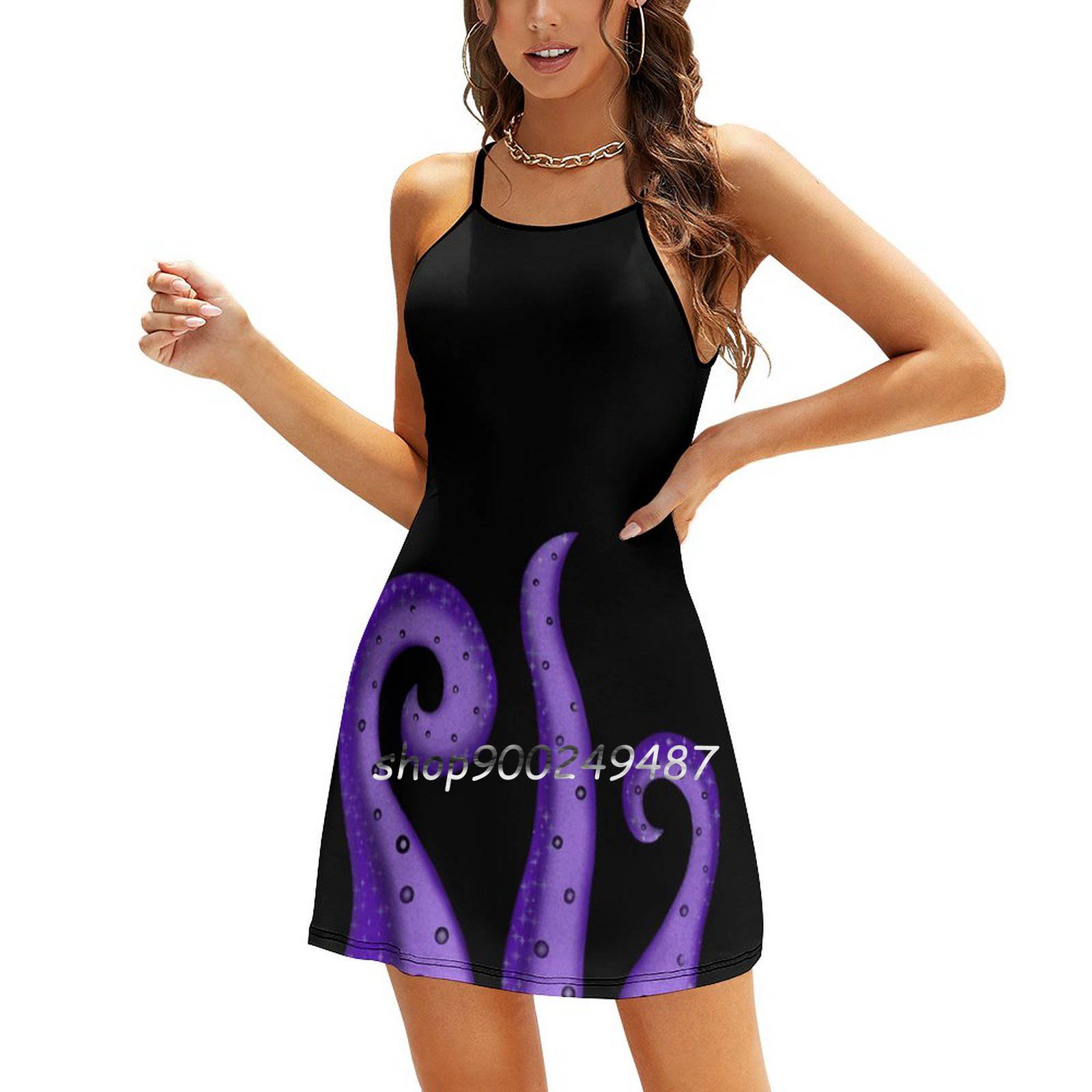 Ursula The Galaxy Sea Witch Sweet Elegant Dress Women Korean Kawaii ...