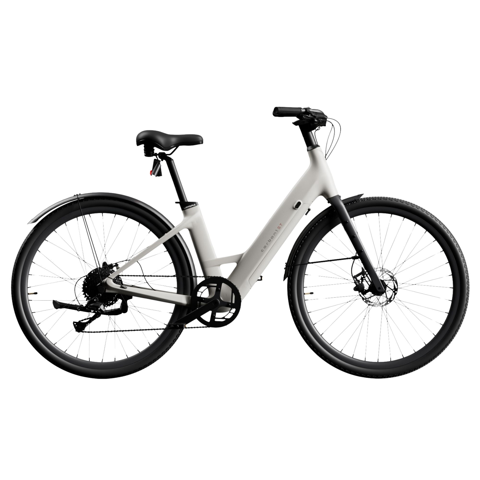 Urtopia Carbon 1 Step-Thru E-Bike | UL 2849 Lightweight Carbon Fiber ...