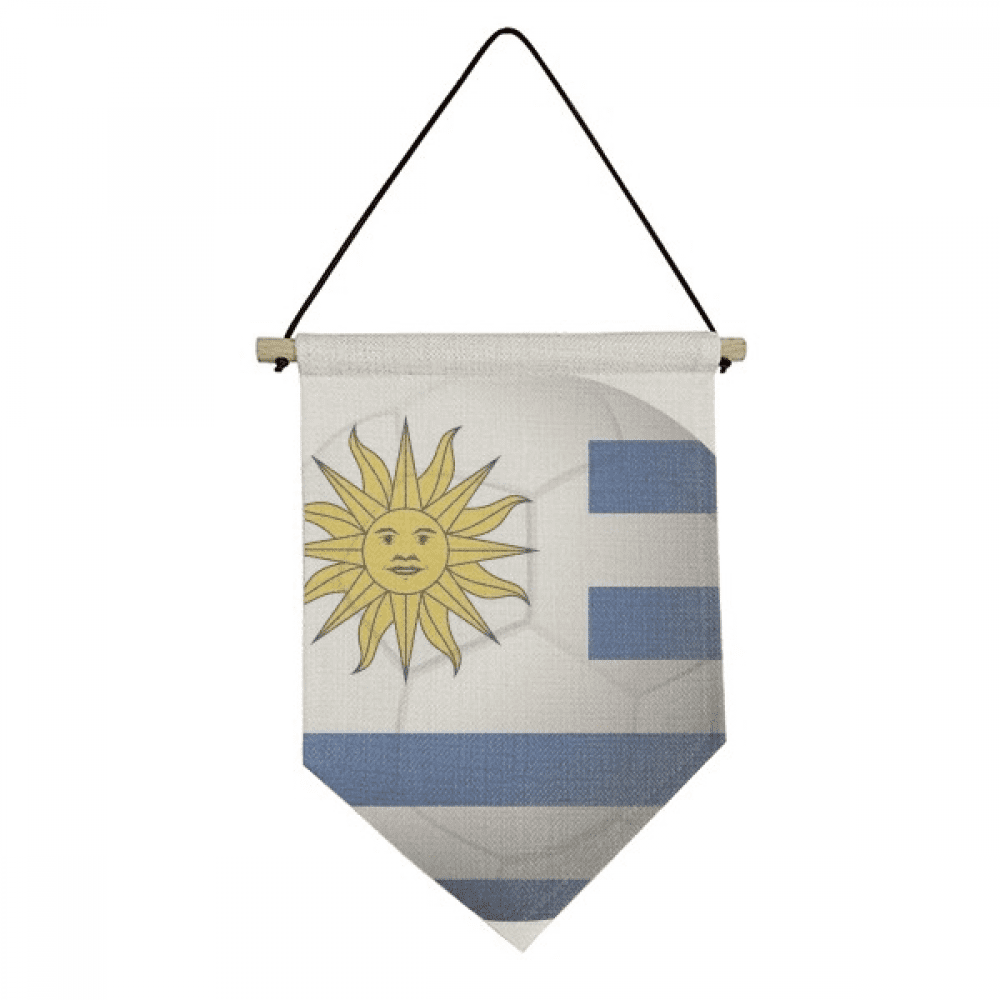 Uruguay National Flag Soccer Football Canvas Flag Hanging Wall Art ...
