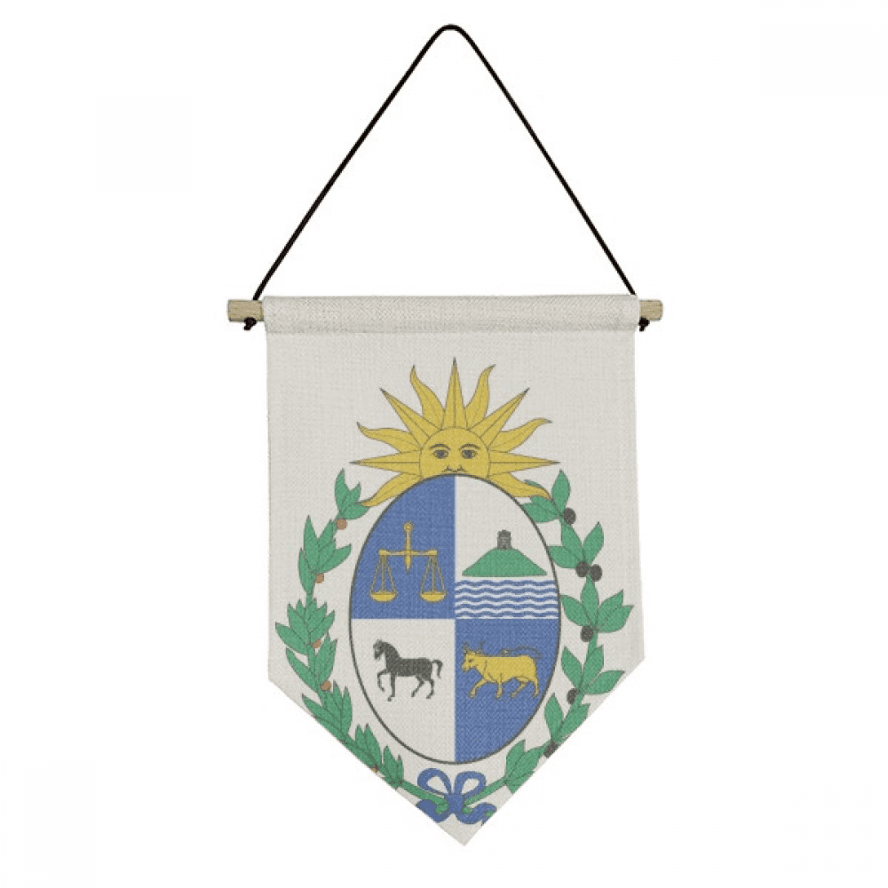 Uruguay South America National Emblem Canvas Flag Hanging Wall Art ...