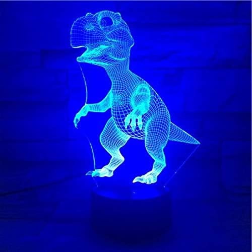 Uruzuo 3D Dinosaur Night Light Lamp Toys, Dinosaur Lights Lamps for ...