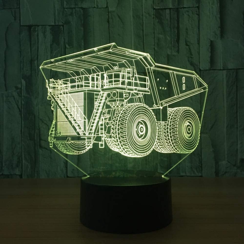 Uruzuo Monster Truck Night Light for Boys Toys, Monster Truck Birthday ...