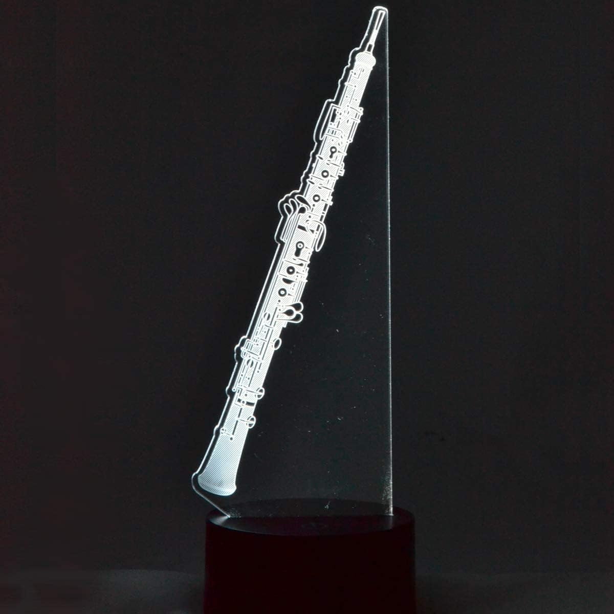 Uruzuo Music Note Lamp Themed Gifts Lamps, 3D Optical Illusion Desk ...