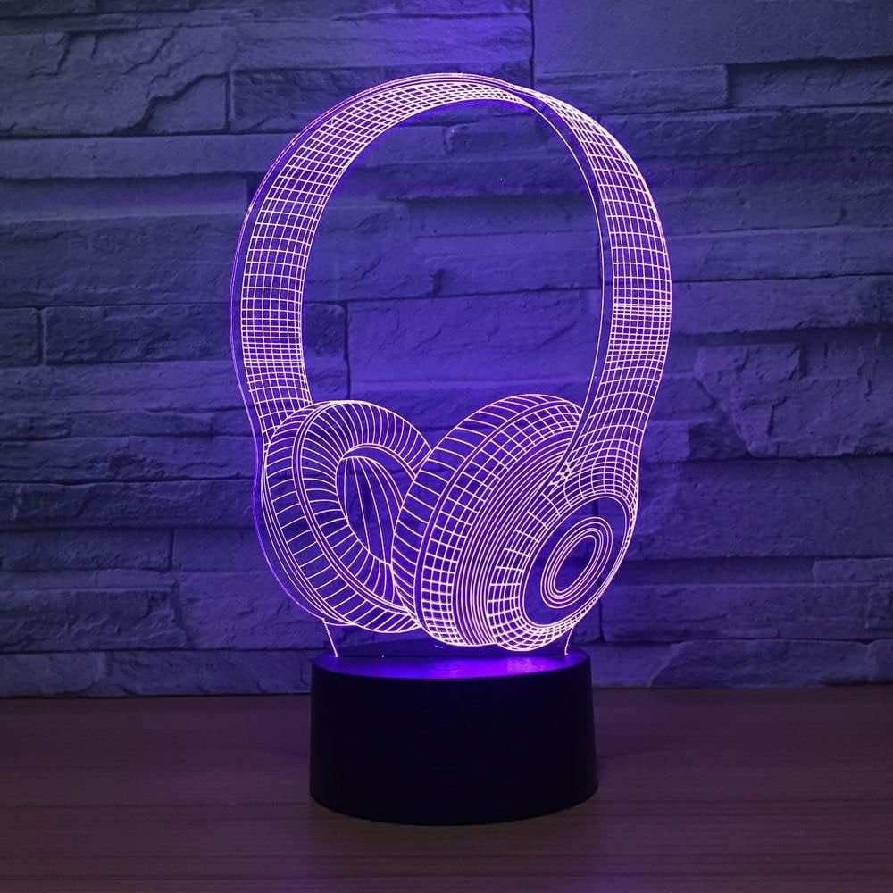 Uruzuo Music Note Lamp Themed Gifts Lamps, 3D Optical Illusion Desk ...