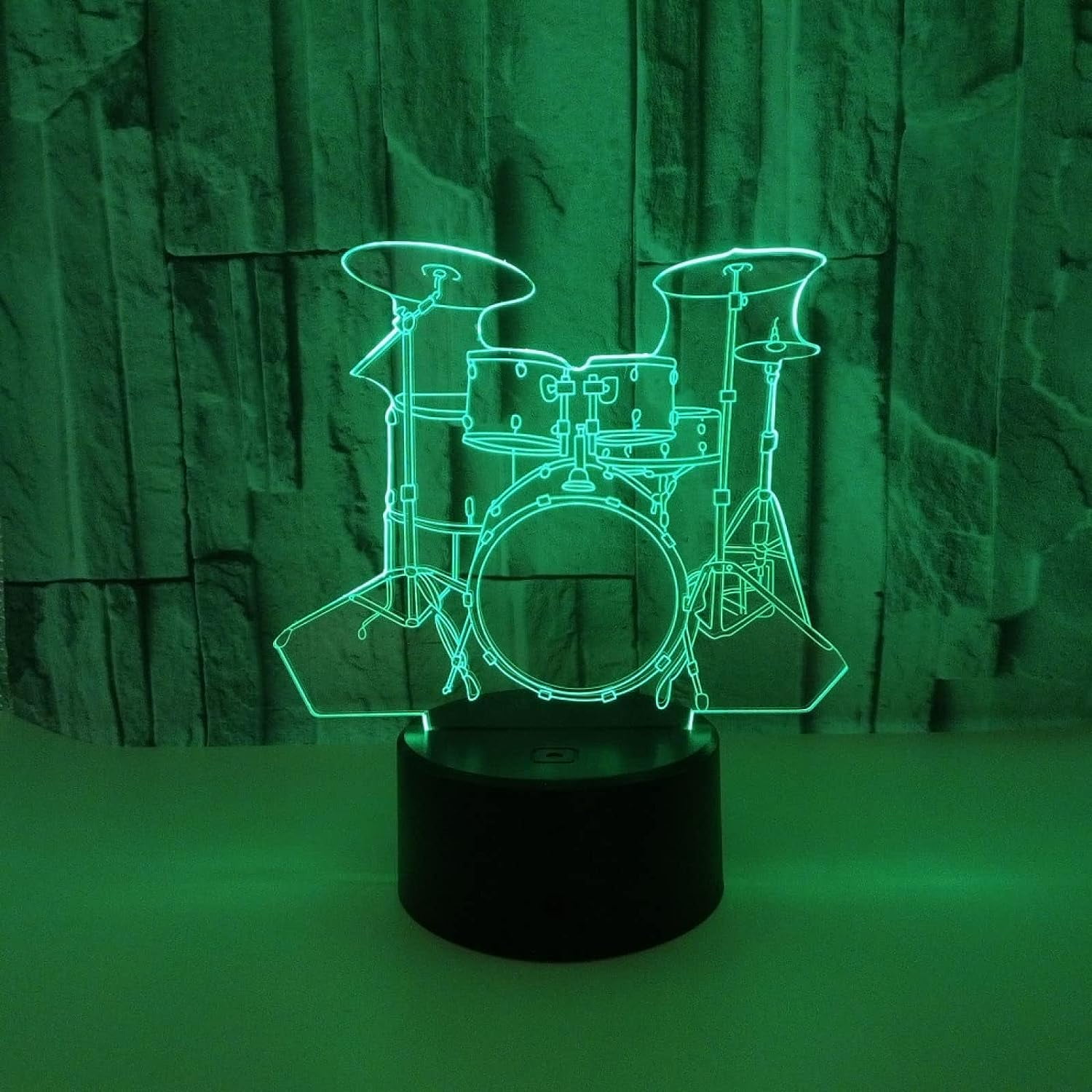 Uruzuo Music Note Lamp Themed Gifts Lamps, 3D Optical Illusion Desk ...