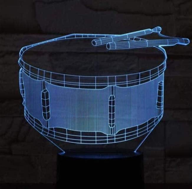 Uruzuo Music Note Lamp Themed Gifts Lamps, 3D Optical Illusion Desk ...