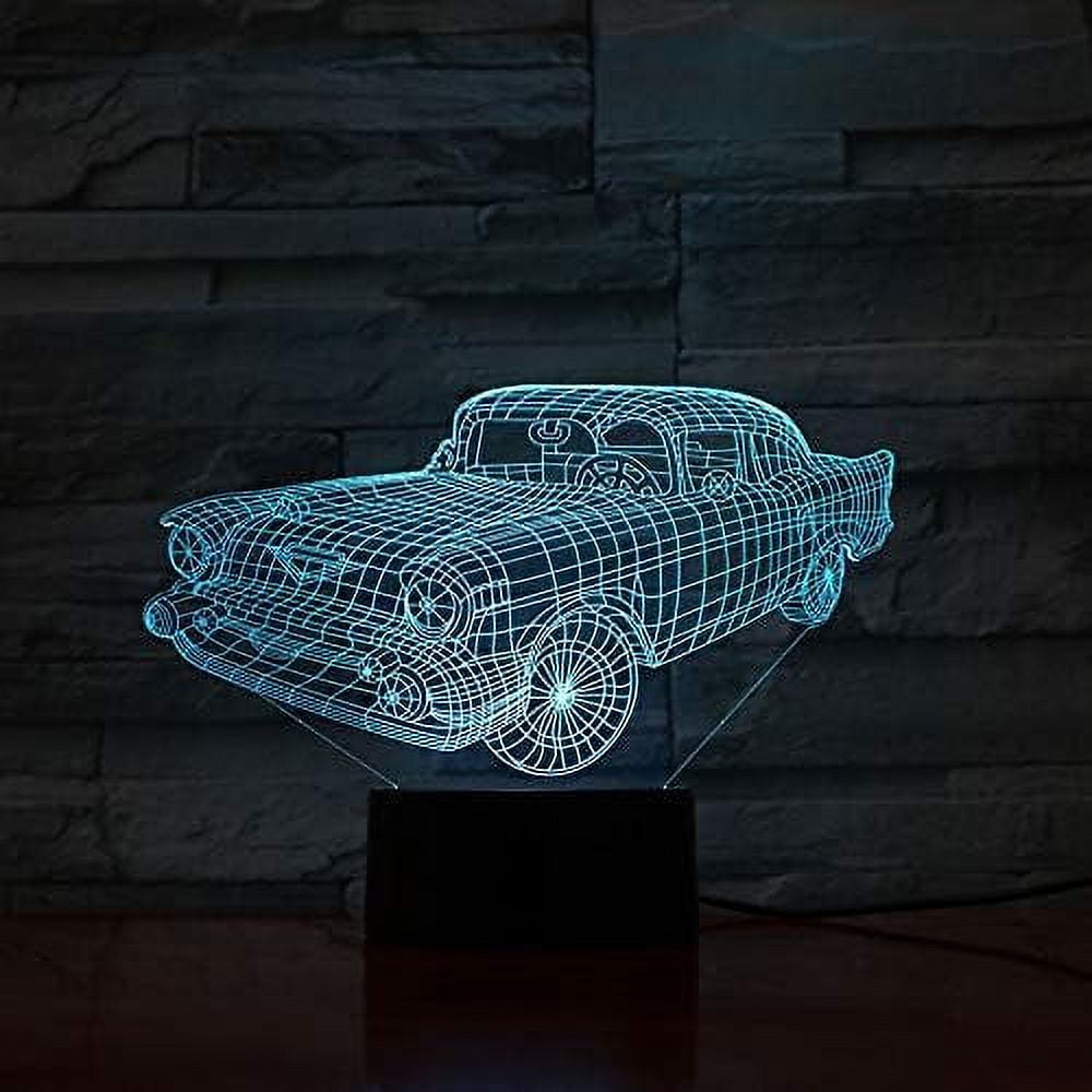Uruzuo Race Car Lamp, Lamp for Teen Boys Room, Party Decorations ...