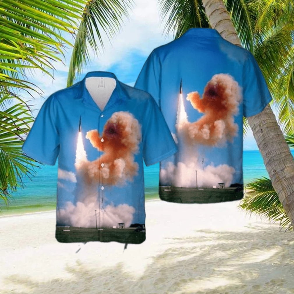 Us Air Force Lgm 30f Minuteman II Icbm Hawaiian Shirt - Walmart.com