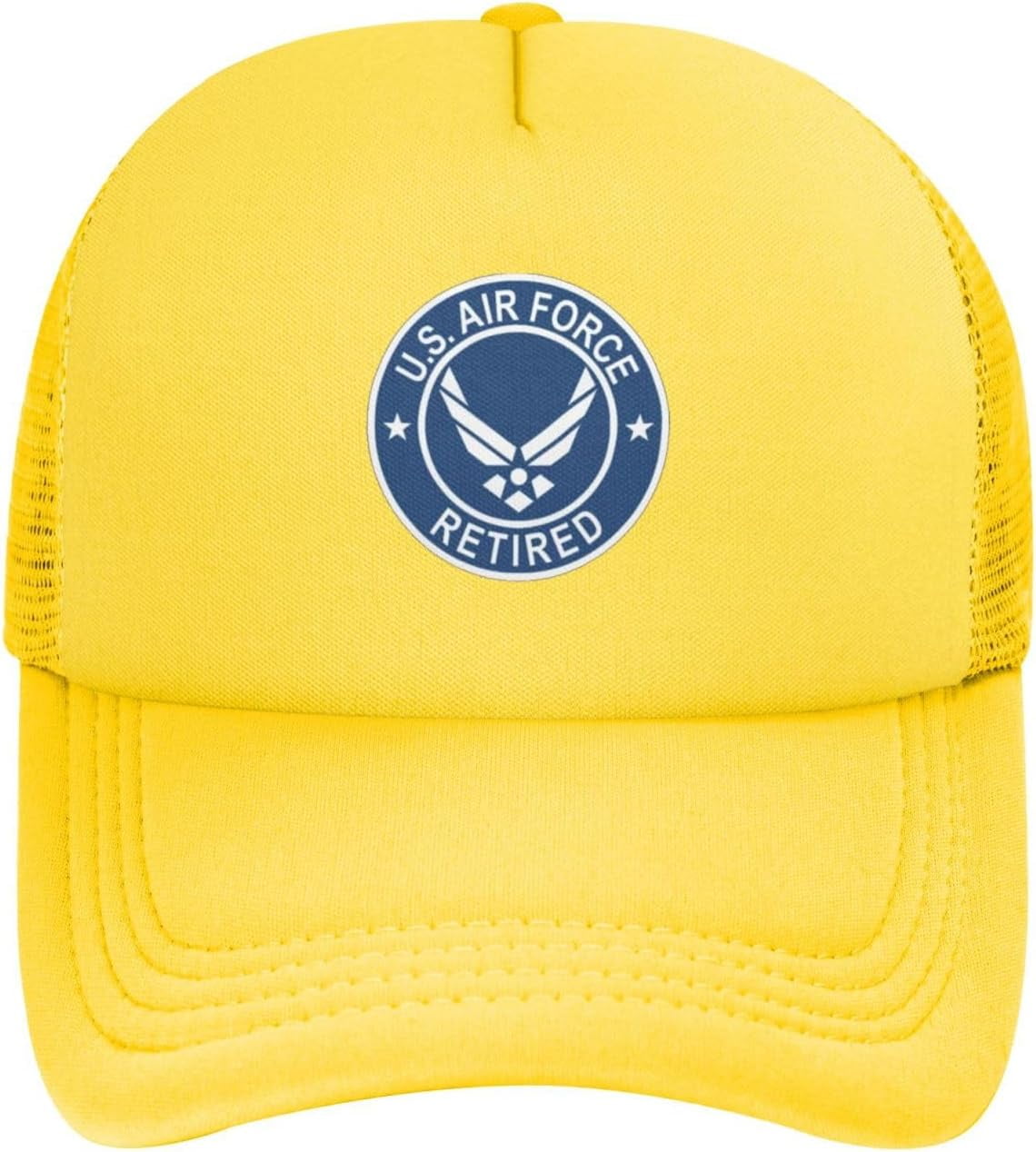 Us Air Force Retired USAF Adjustable Outdoor Adult Mesh Baseball Hat ...