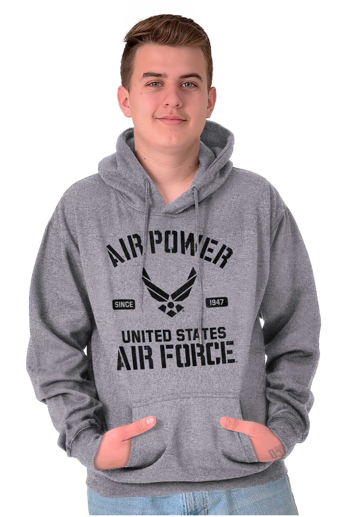 Us Air Force USAF Power Wings Logo Hoodie Sweatshirt Women Men Brisco ...
