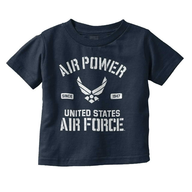 Us Air Force USAF Power Wings Logo Toddler Boy Girl T Shirt Infant ...