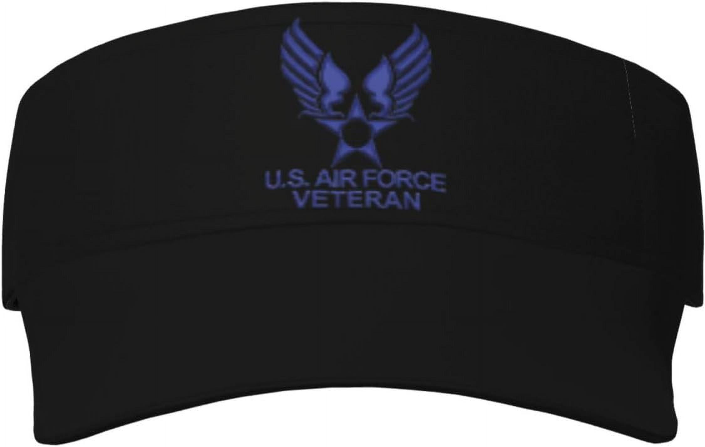 Us Air Force Veteran Sports Sun Visor Hats Adjustable Sun Visor Caps ...