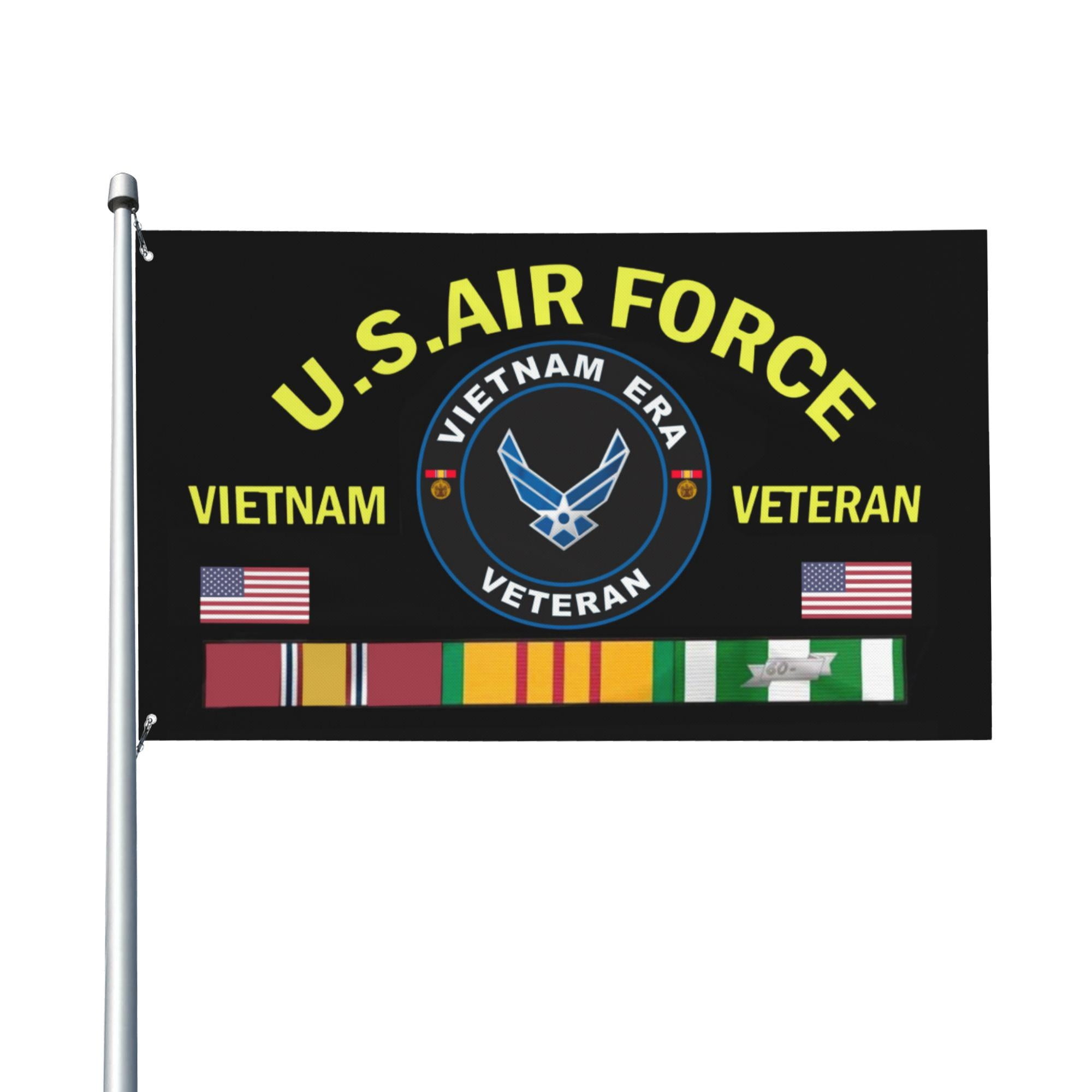 Us Air Force Vietnam Era Veteran Flags Garden Home Flag House Flags For ...