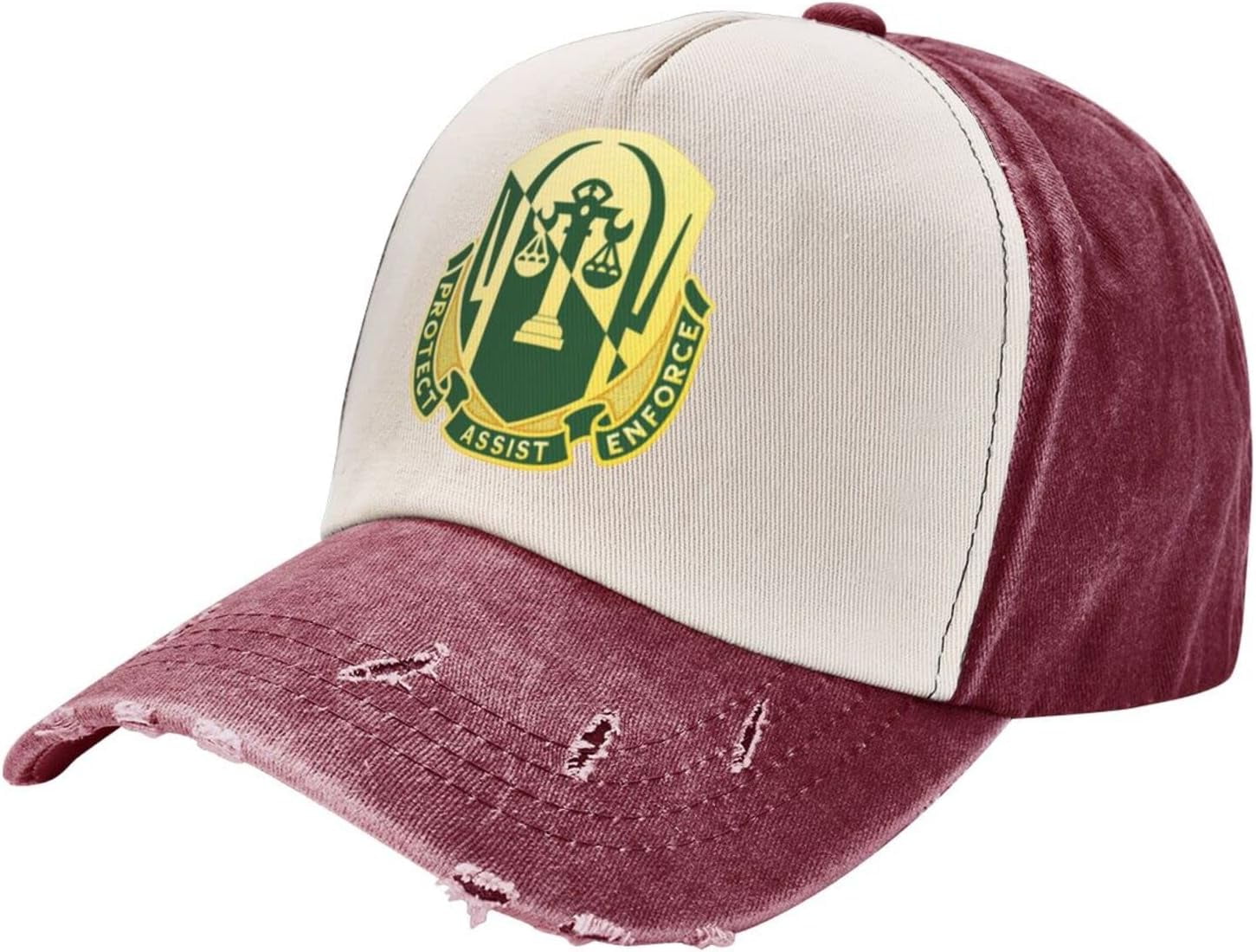 Us Army 16th Military Police Brigade Cowboy Hats for Men, Adjustable ...