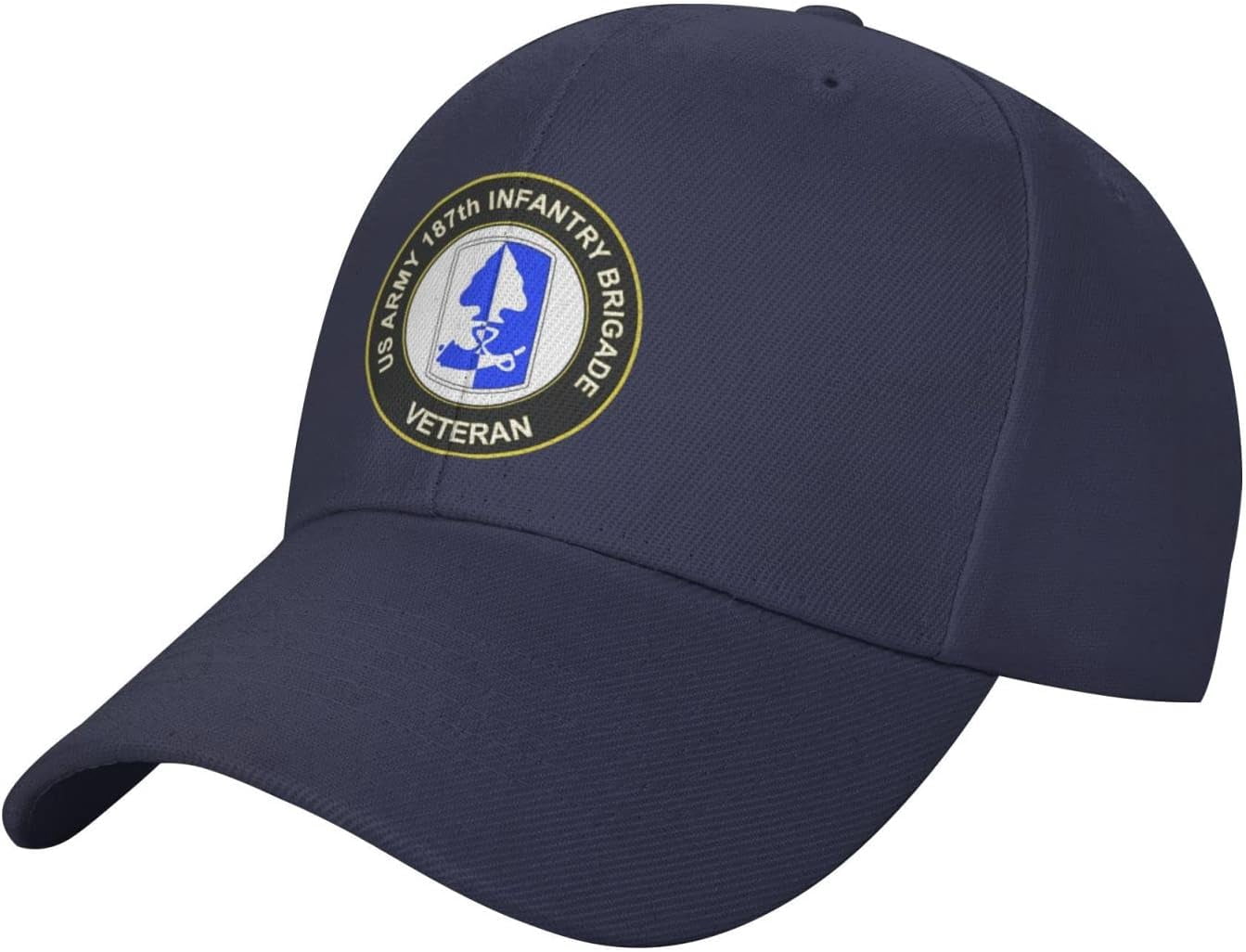 Us Army 187th Infantry Brigade Cap Hats for Men Women Classic Baseball ...