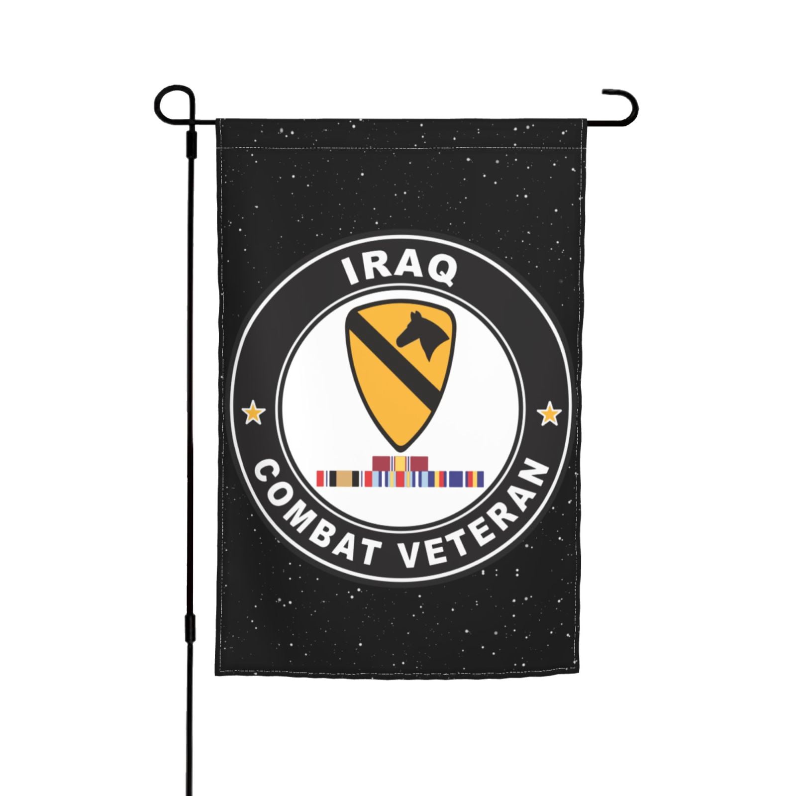 Us Army 1st Cavalry Division Iraq Combat Veteran Double Garden Flags ...