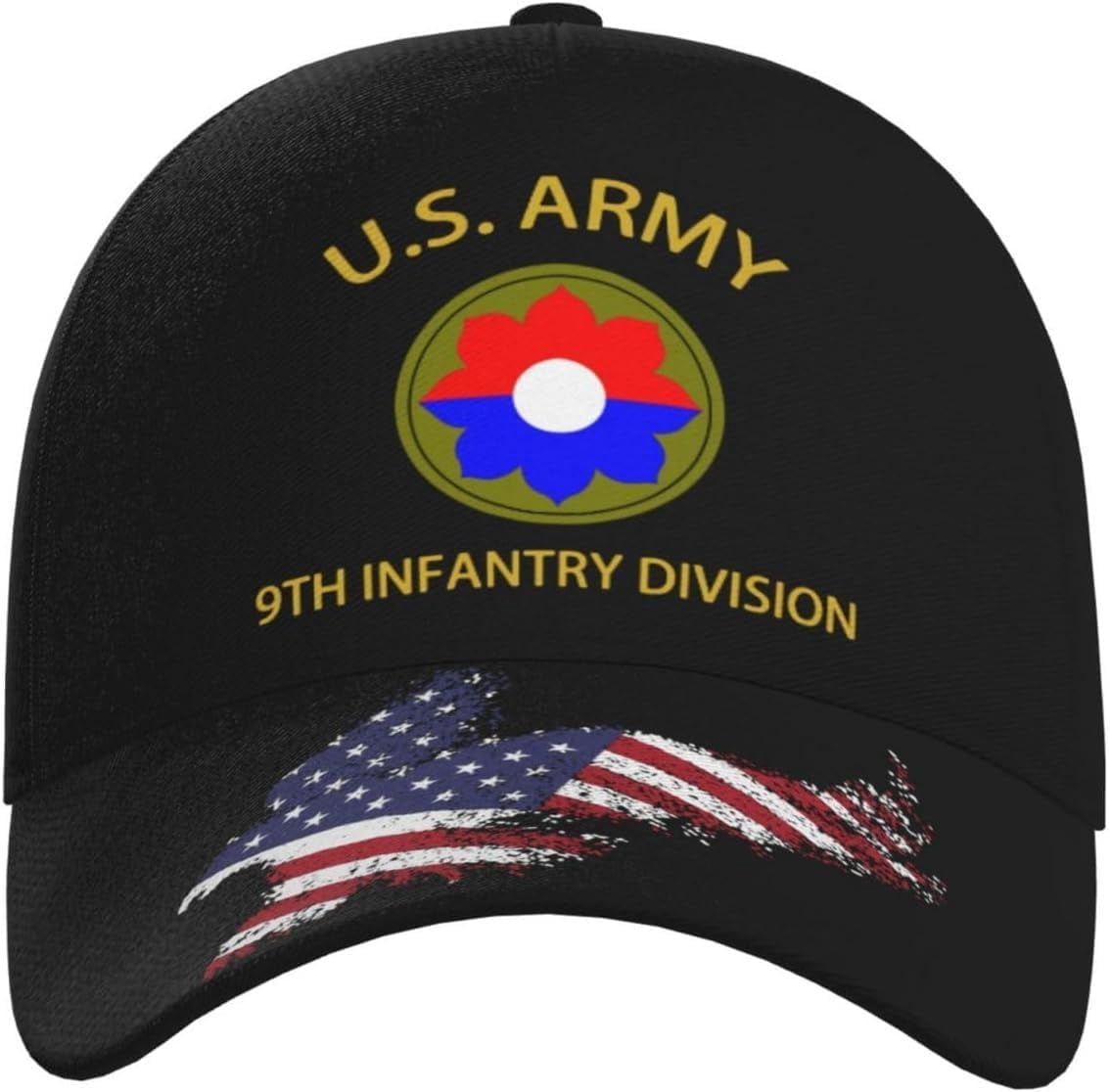 Us Army 9Th Infantry Division Veteran Baseball Cap Adjustable Unisex ...