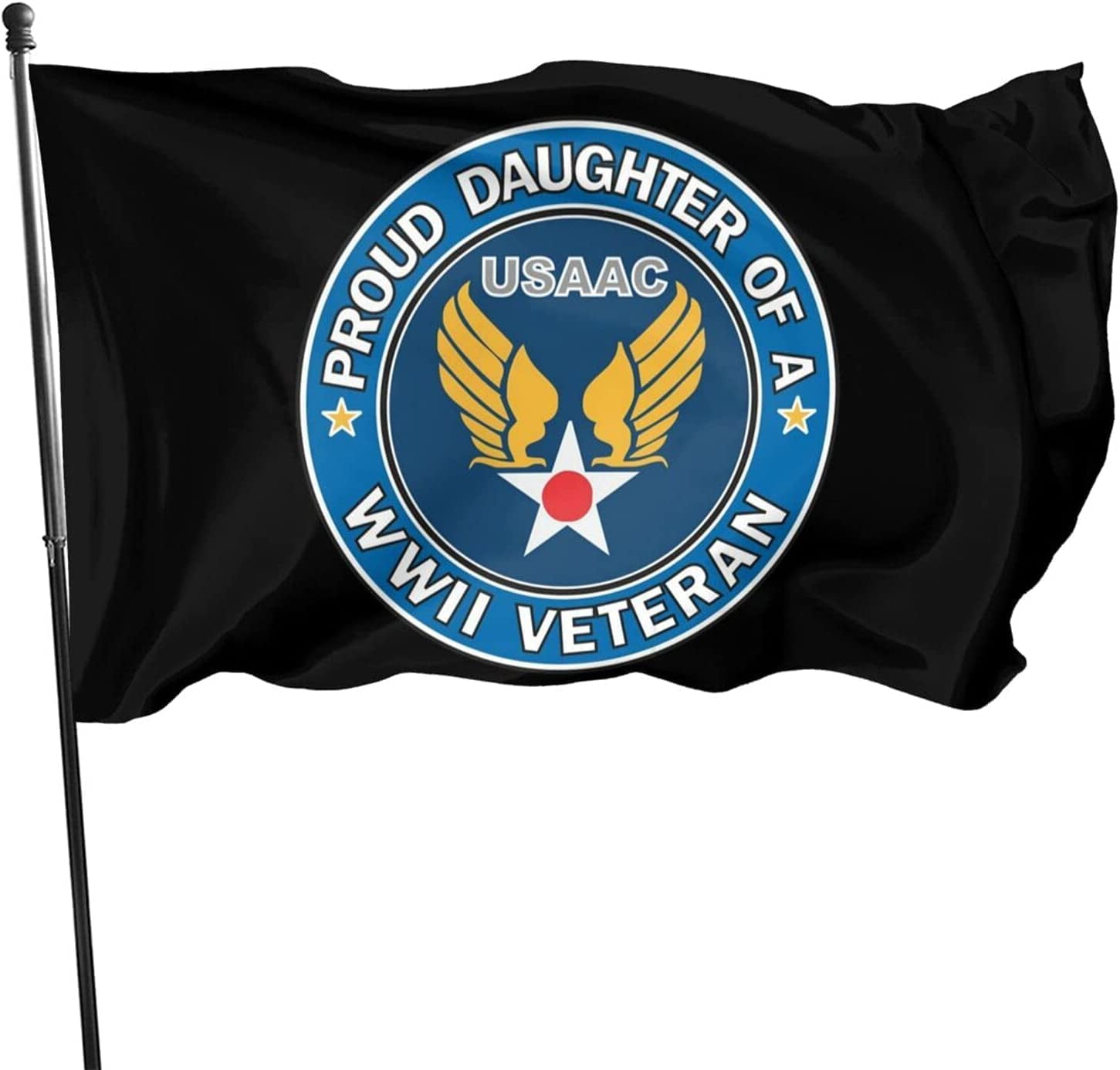 Us Army Air Corps Proud Daughter Ww2 Veteran Garden Flag 3x5 Ft Decor ...