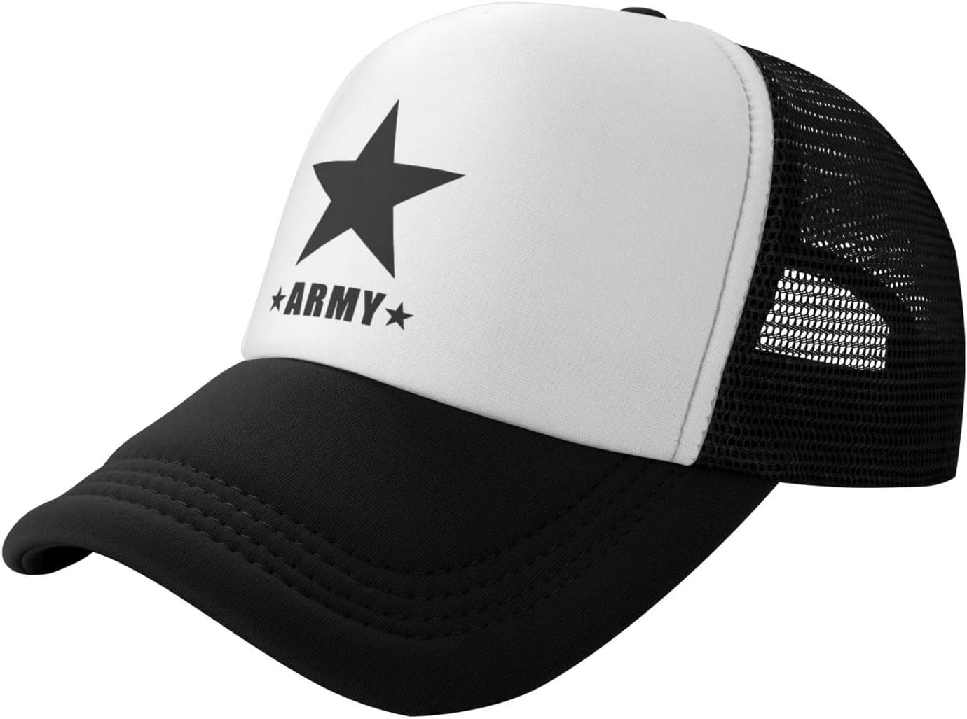Us Army American Men Adjustable Washed Baseball Cap Black - Walmart.com