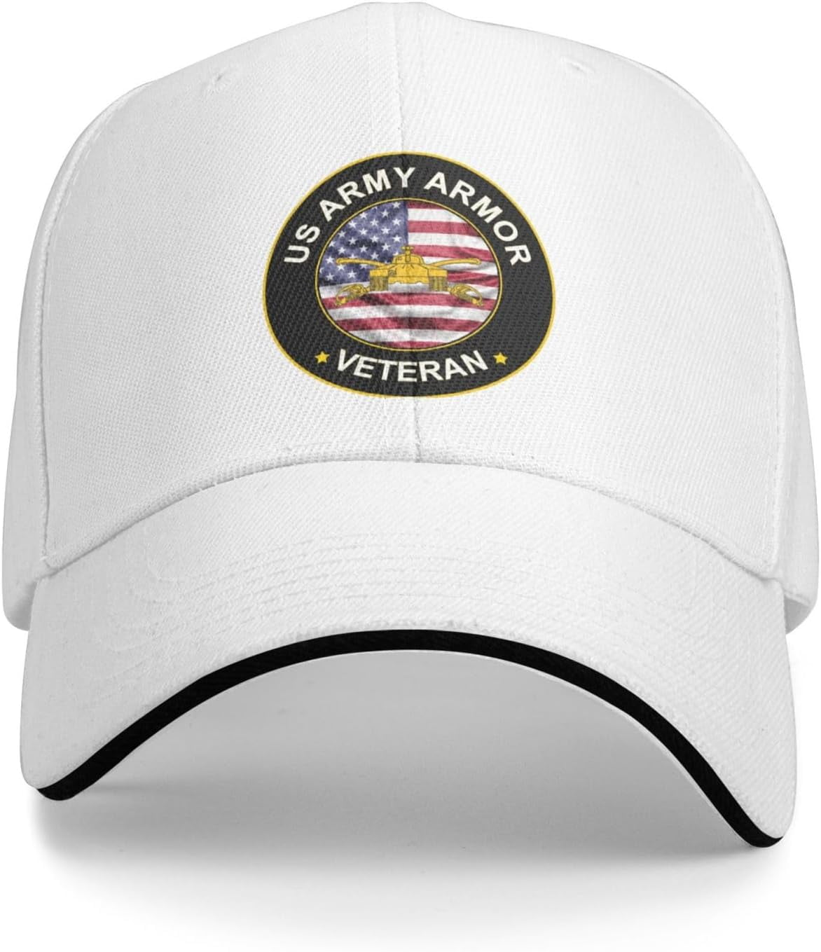 Us Army Armor Branch Insignia Veteran Baseball Cap Outdoor Trucker Hats ...