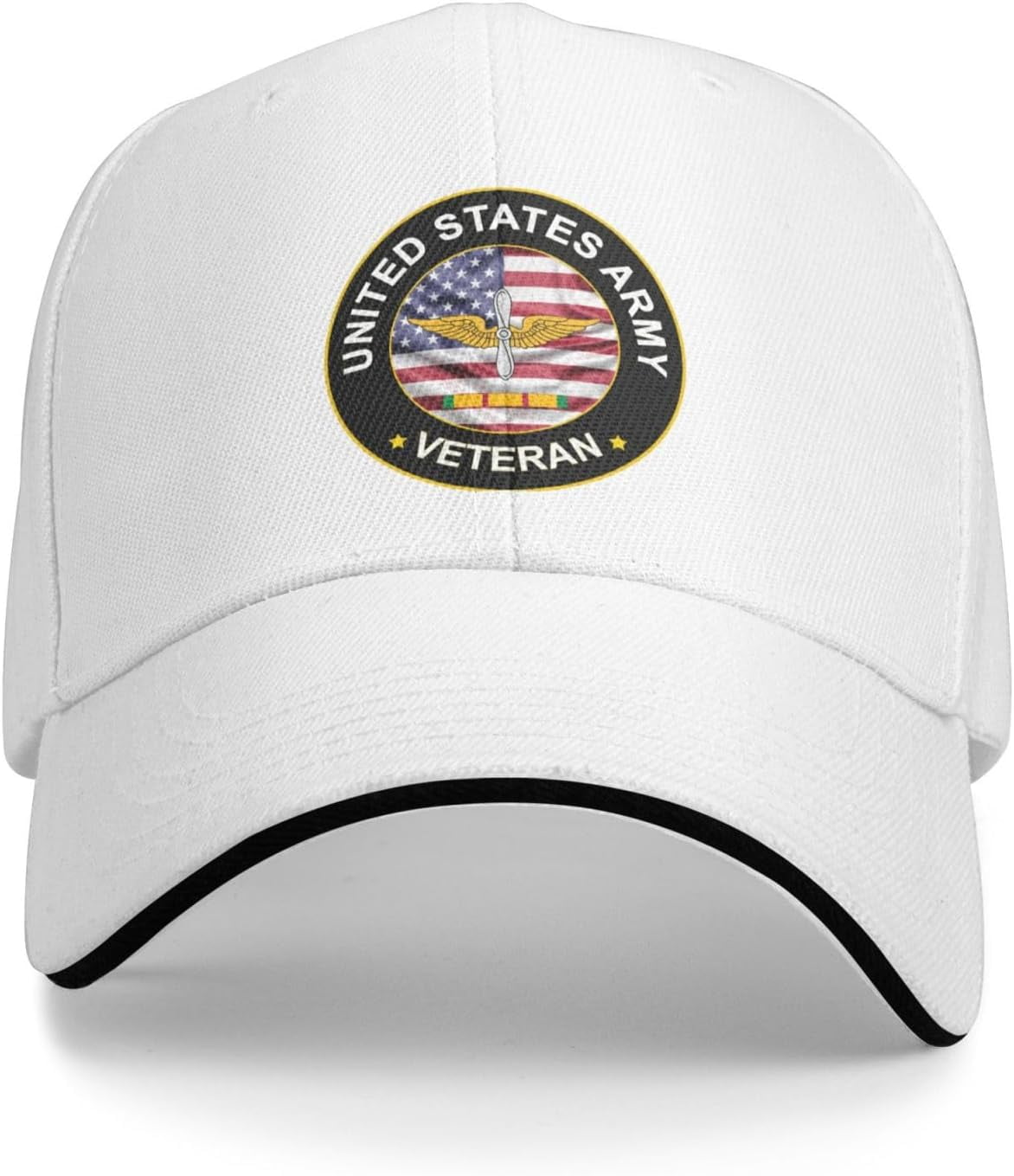 Us Army Aviation Branch Vietnam Service Combat Veteran Baseball Cap ...