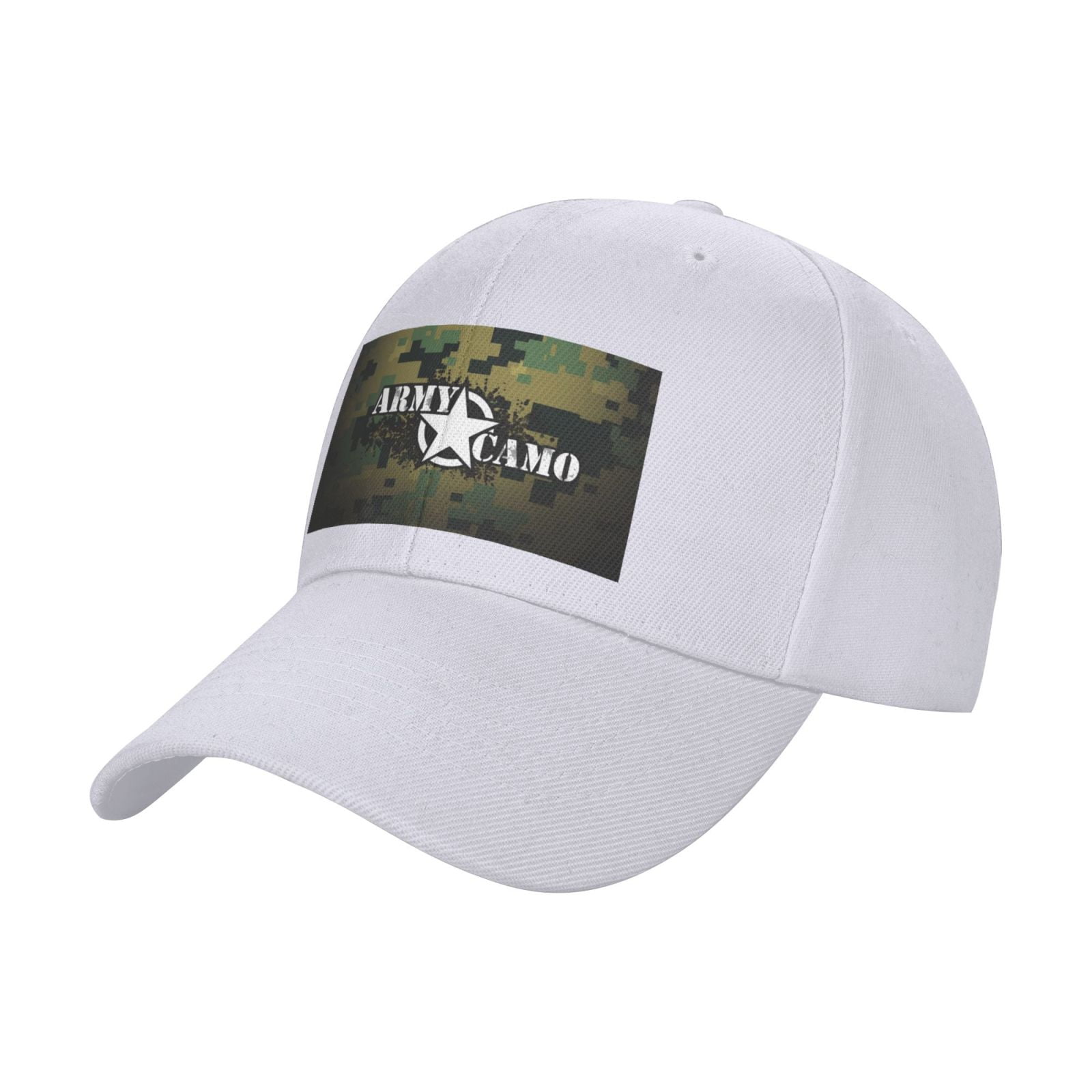 Us Army Camo Logo Sandwich Cap Unisex Adjustable Adult Baseball Caps ...