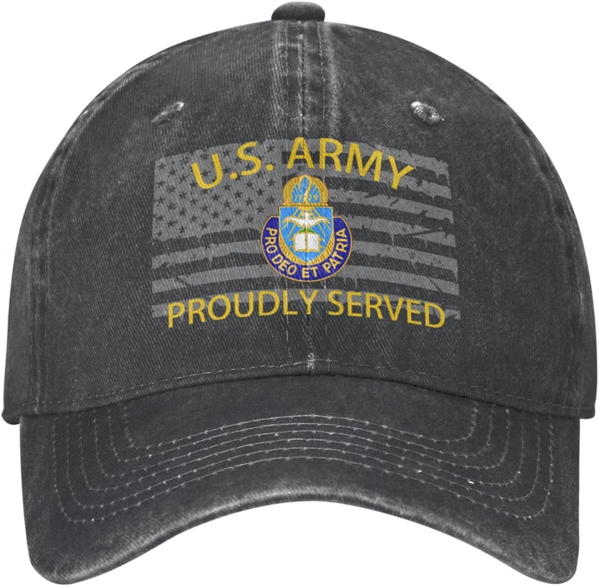 Us Army Chaplain Corps Regimental Insignia Hat Baseball Cap Adjustable ...