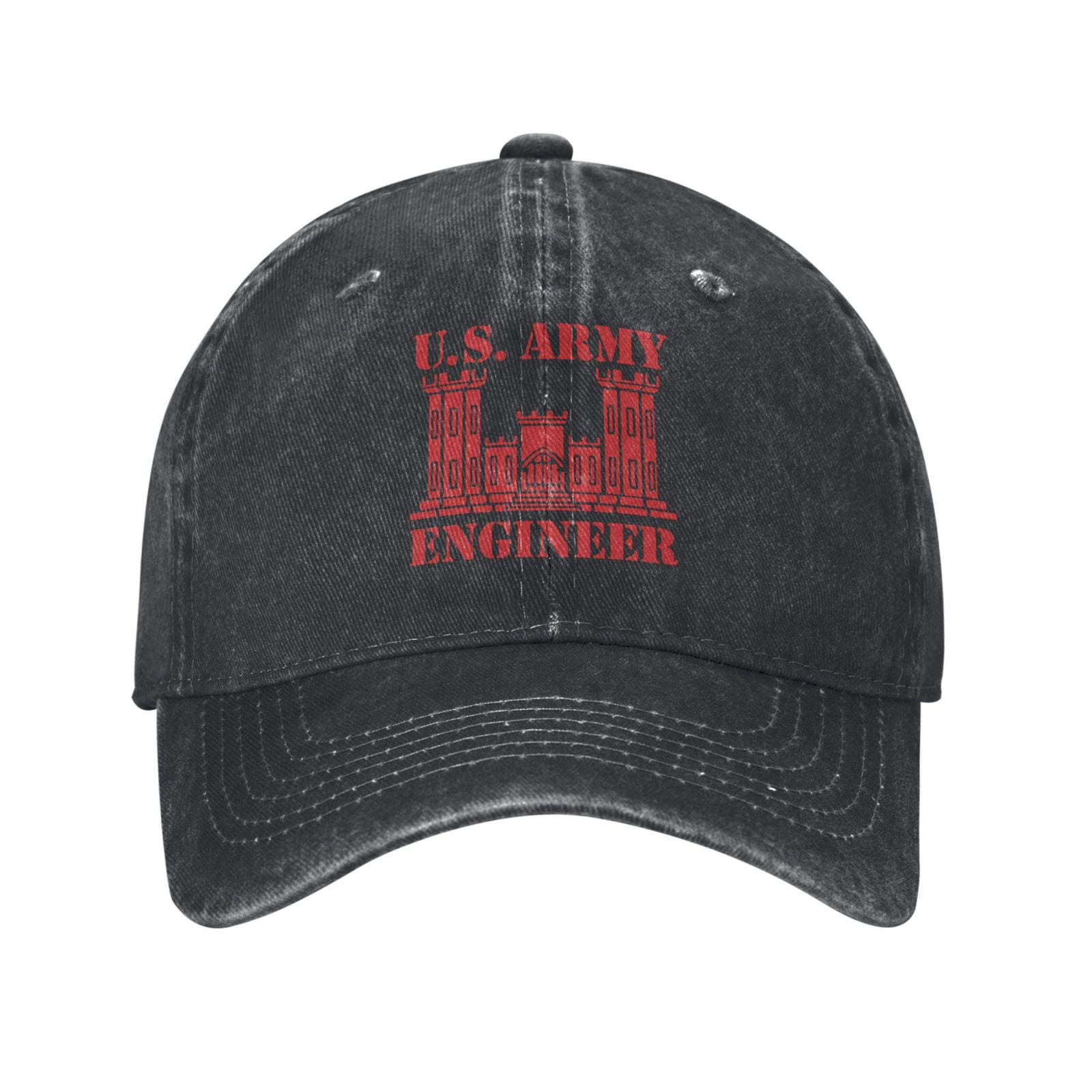 Us Army Combat Engineer Adult Adjustable Classic Washed Casquette Cap ...