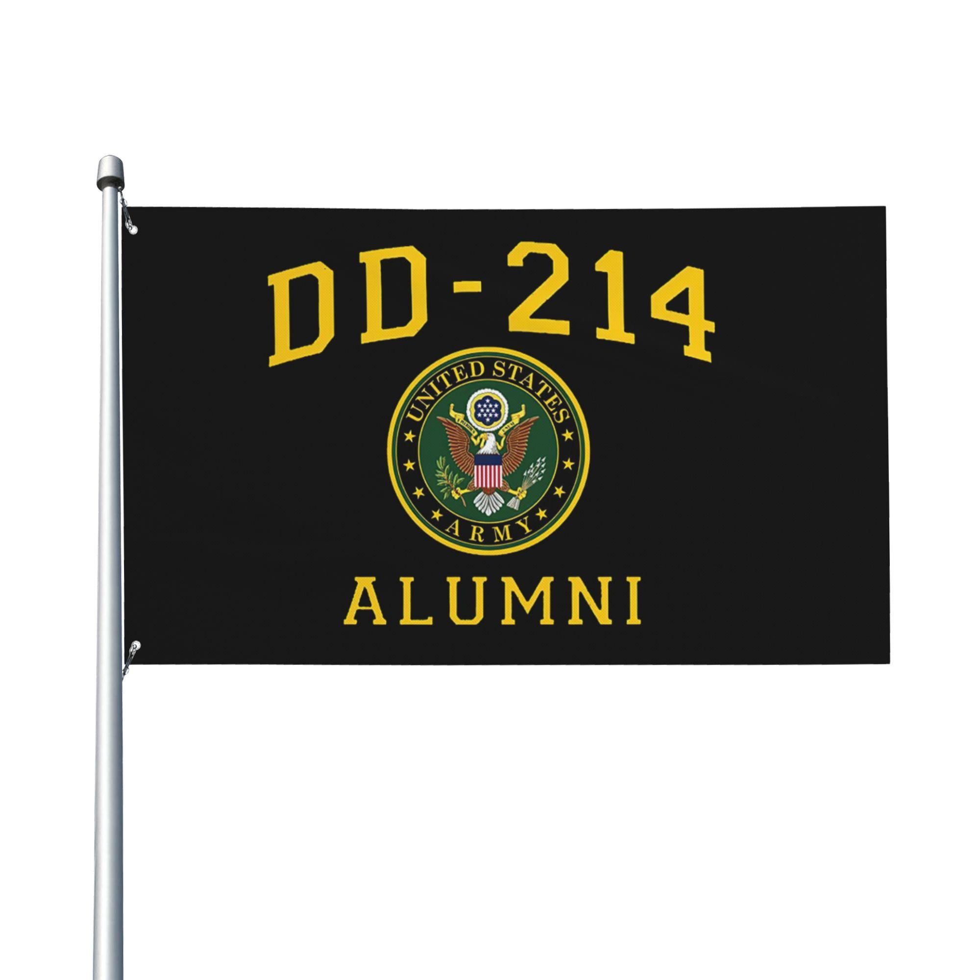 Us Army Dd214 Alumni Flag For Indoor Home House Decor Durable Garden ...