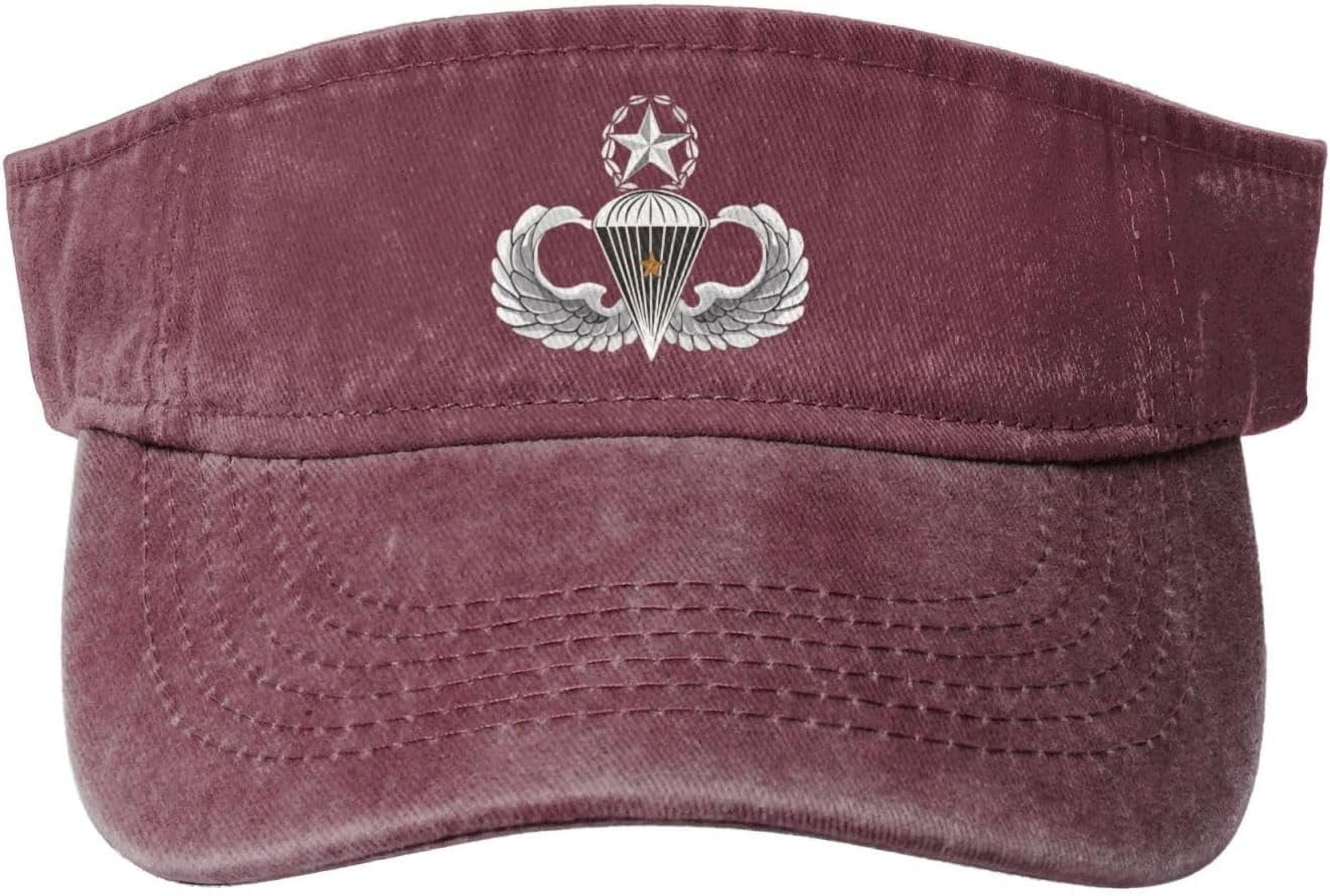 Us Army Master Parachutist Jump Wings Sport Sun Visor Hats Adjustable ...