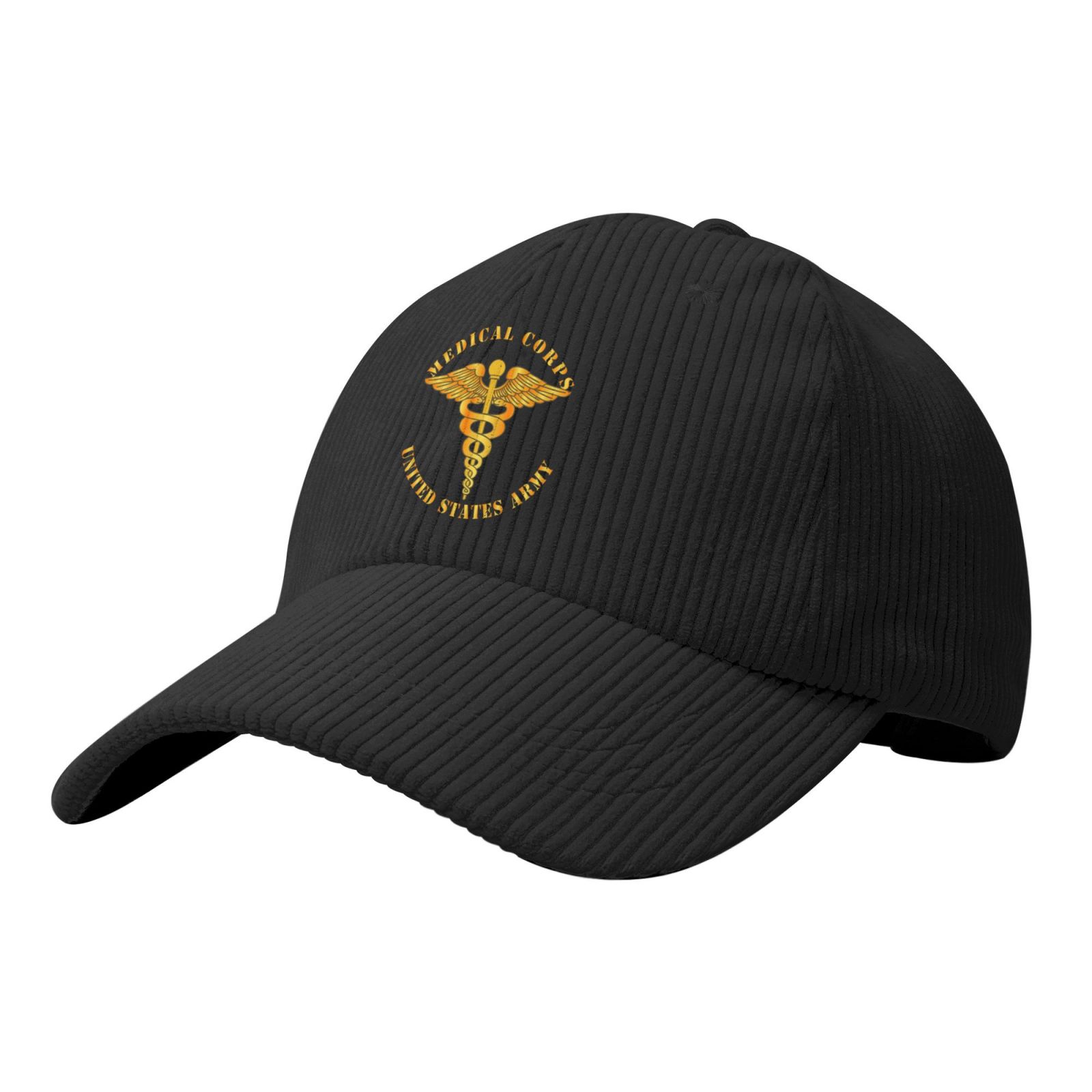Us Army Medical Service Corps Veteran Corduroy Baseball Cap Classic ...