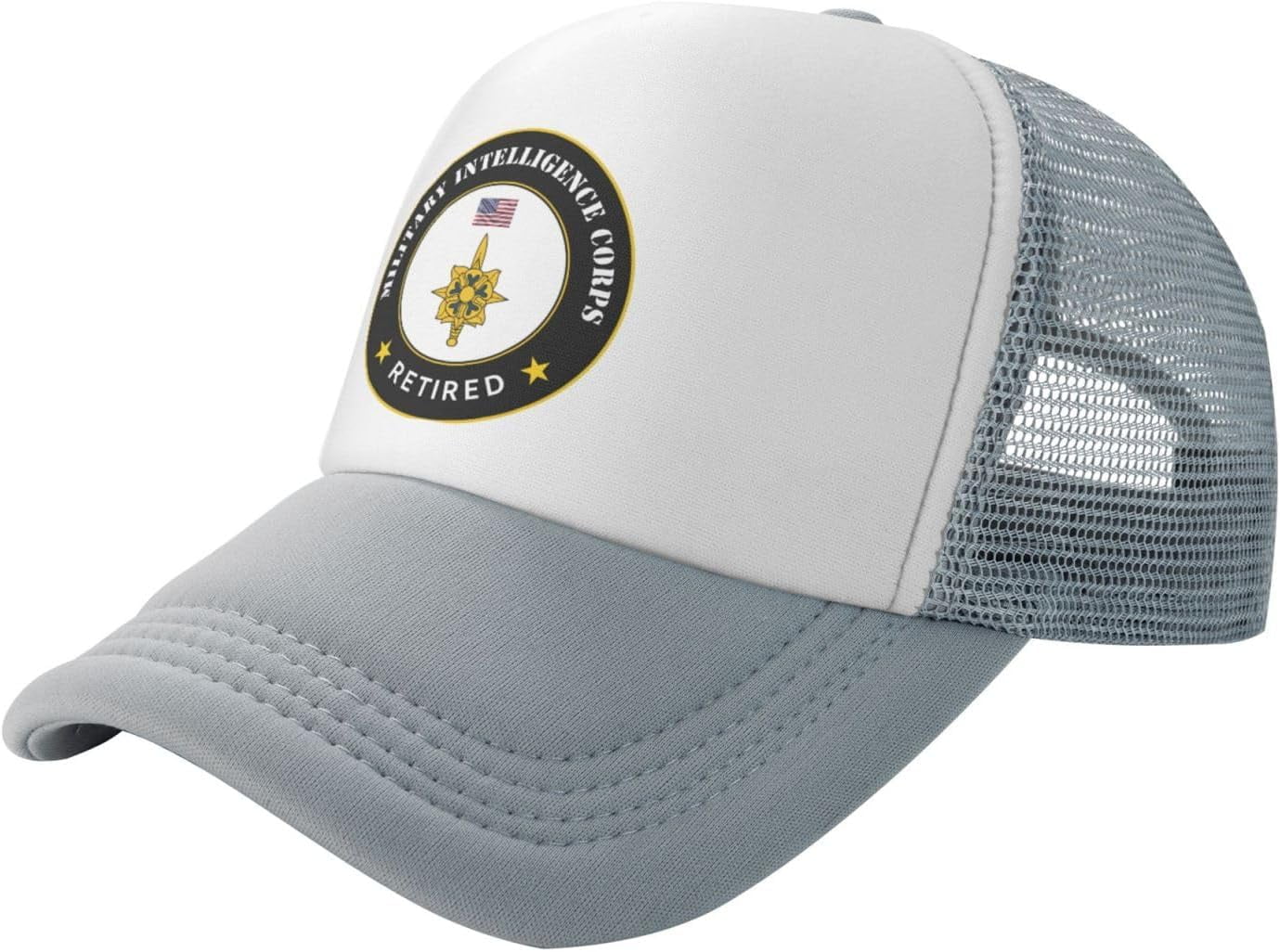 Us Army Military Intelligence Corps Retired Trucker Hats: Stylish ...