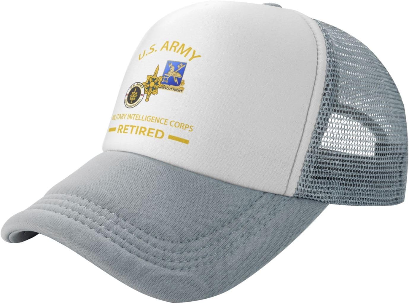 Us Army Military Intelligence Corps Retired Trucker Hats: Stylish ...