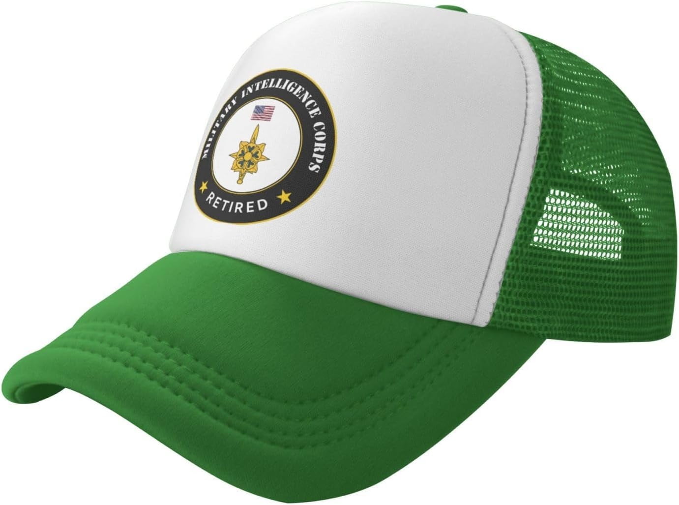 Us Army Military Intelligence Corps Retired Trucker Hats: Stylish ...