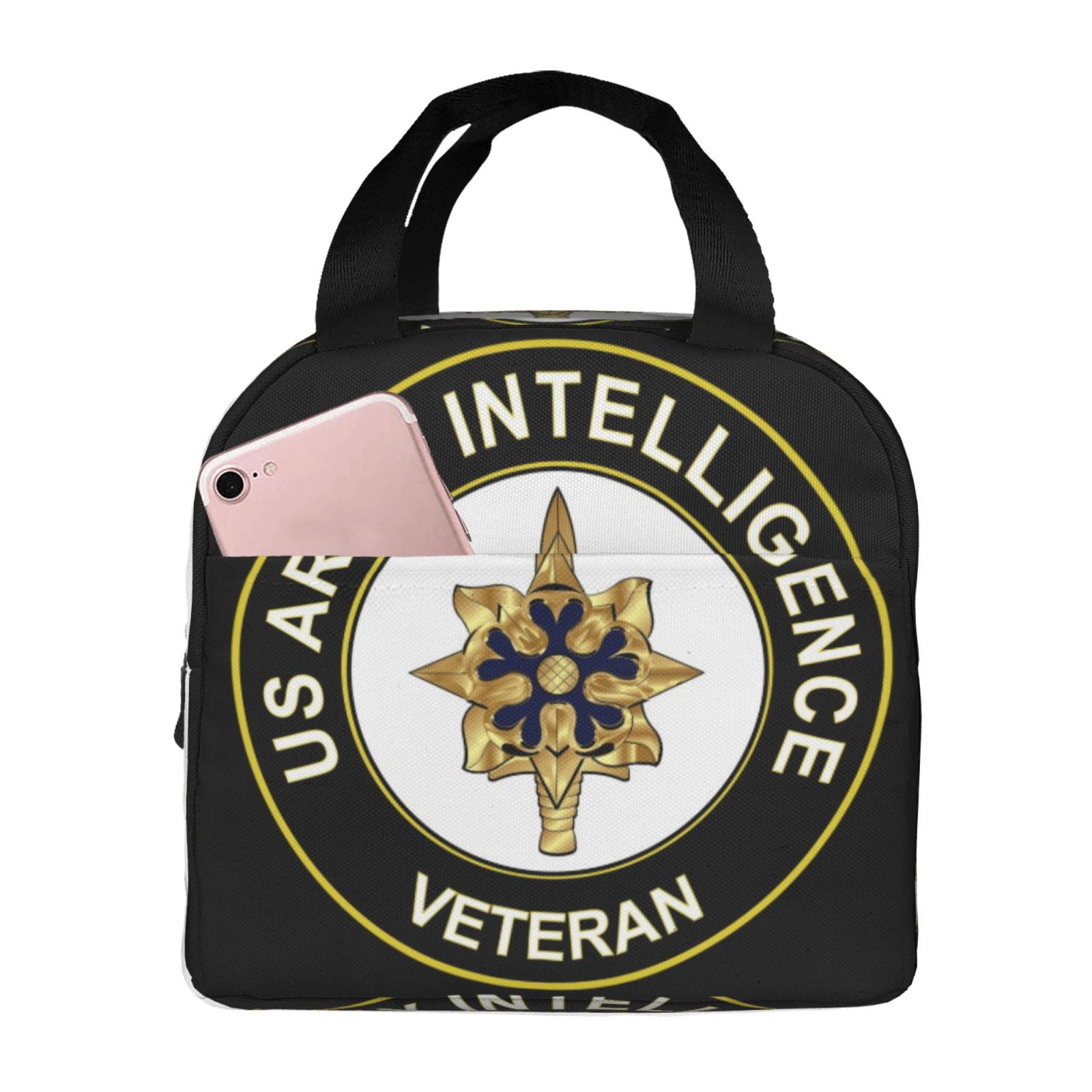 Us Army Military Intelligence Corps Veteran Insulated Lunch Bag Lunch ...