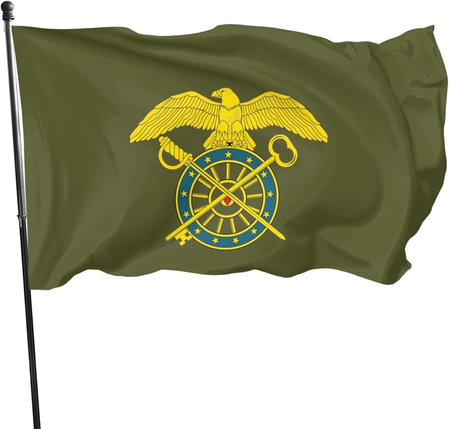 Us Army Quartermaster Branch Insignia Garden Flag 3x5 Ft Decor Outdoor ...