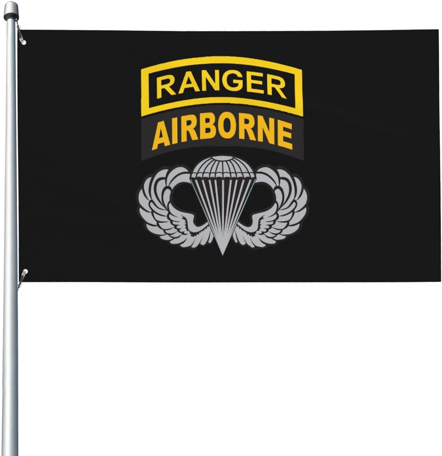 Us Army Ranger Tab Airborne and Wings Flags Garden Home Flag House ...